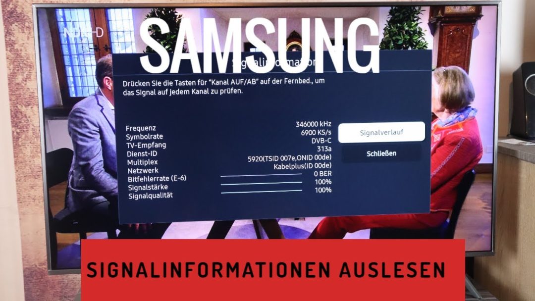 Samsung TV - Signalinformationen auslesen
