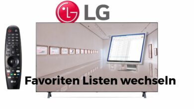 LG TV 2021 Senderliste am PC bearbeiten