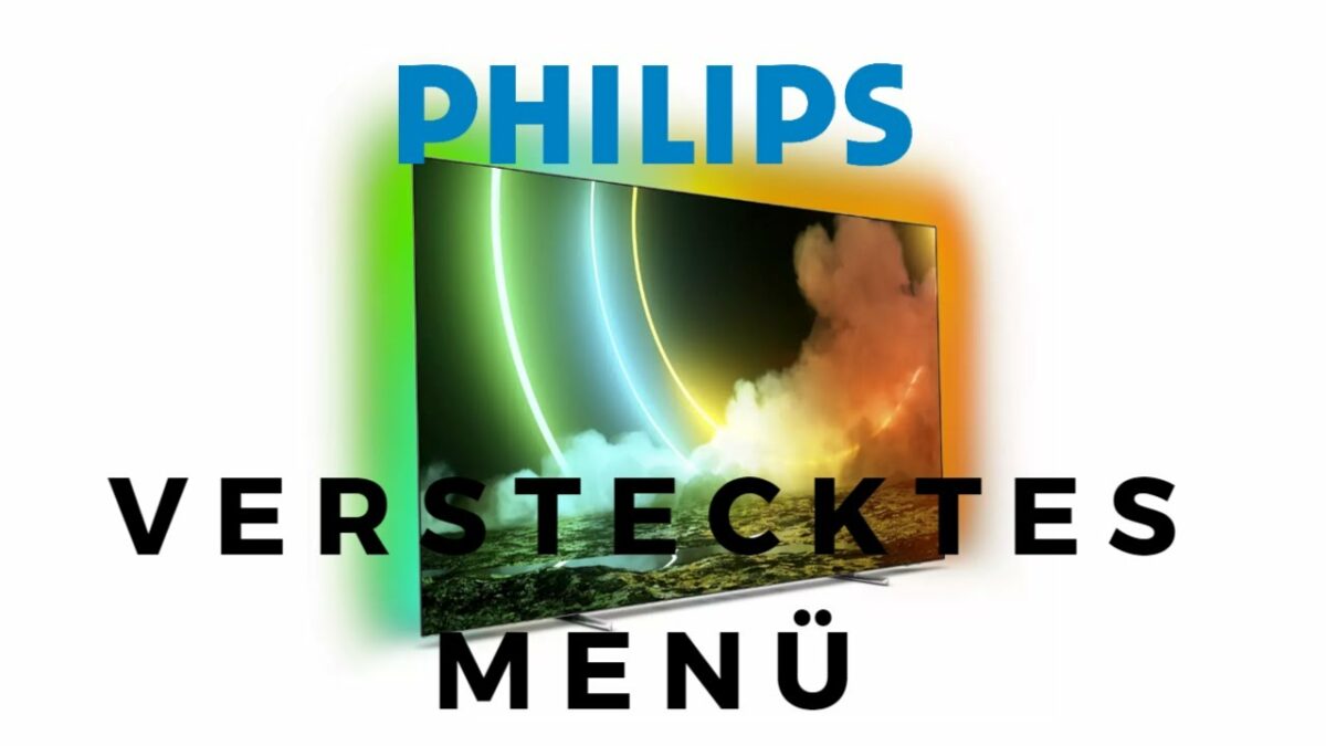 Wie kann ich das Verstecktes Menü bei Philips TV öffnen?